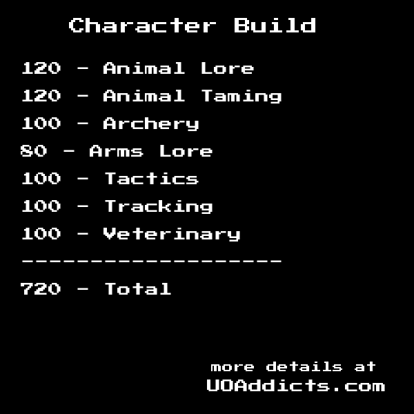 UO Template | Archer Tamer | UO Addicts